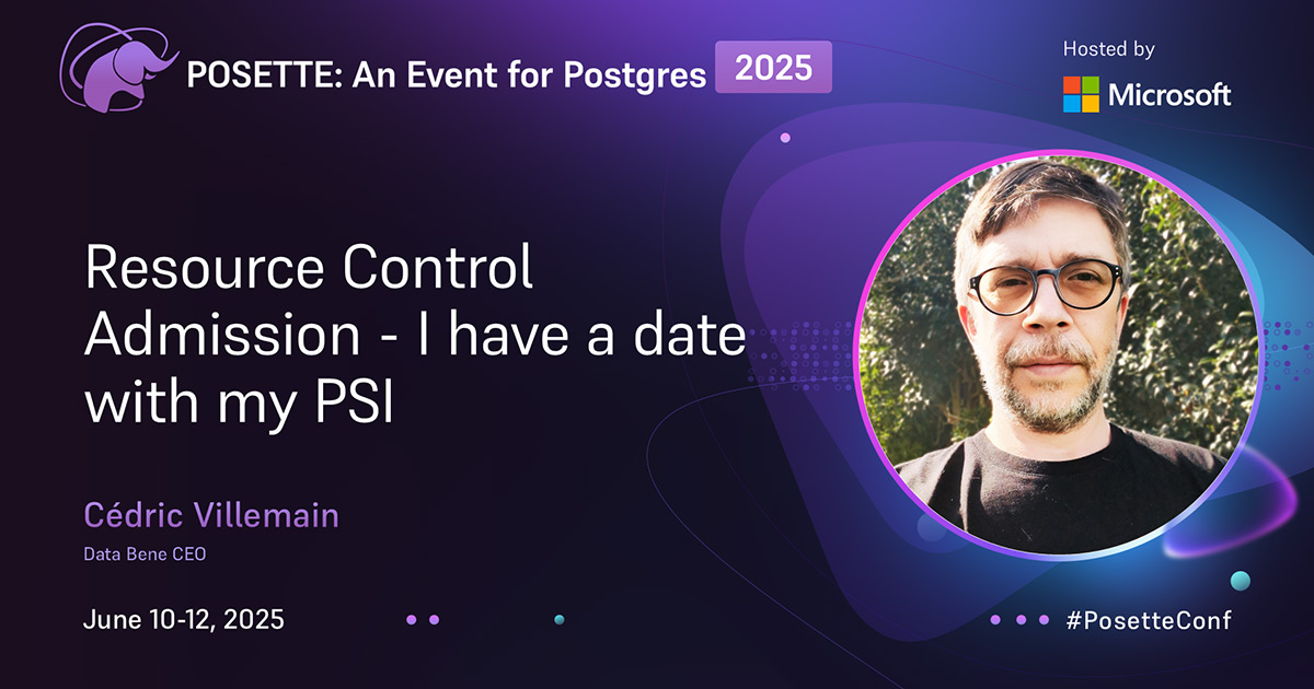 Resource Control Admission - I have a date with my PSI | POSETTE: An ...
