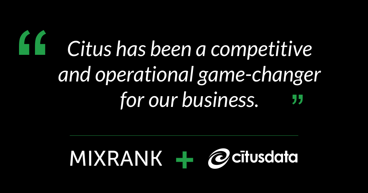 Customer Story with MixRank | Citus Data - Citus Data