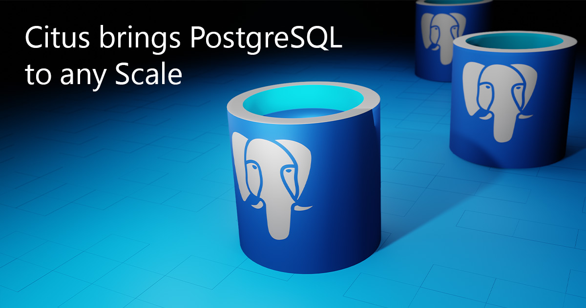 Talking about Citus & Postgres at any scale - Citus Data